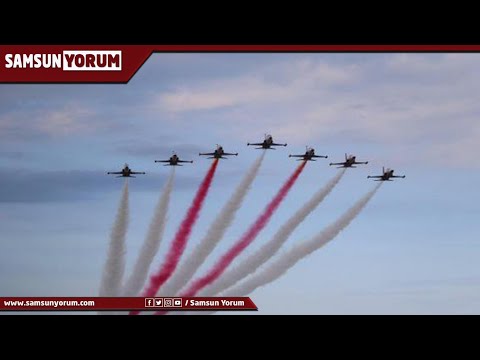 19 Mayıs Kutlamaları - Türk Yıldızları Samsun Gösterisi 2019 / 100. Yıl Etkinlikleri