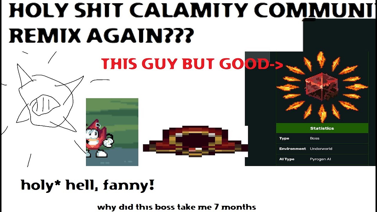 Terraria Calamity Community Remix: Pyrogen - YouTube