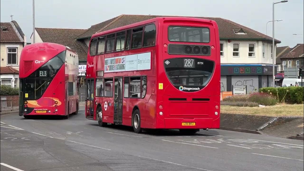London's Buses at Barking, Longbridge Road Roundabout on 17th June 2023 ...
