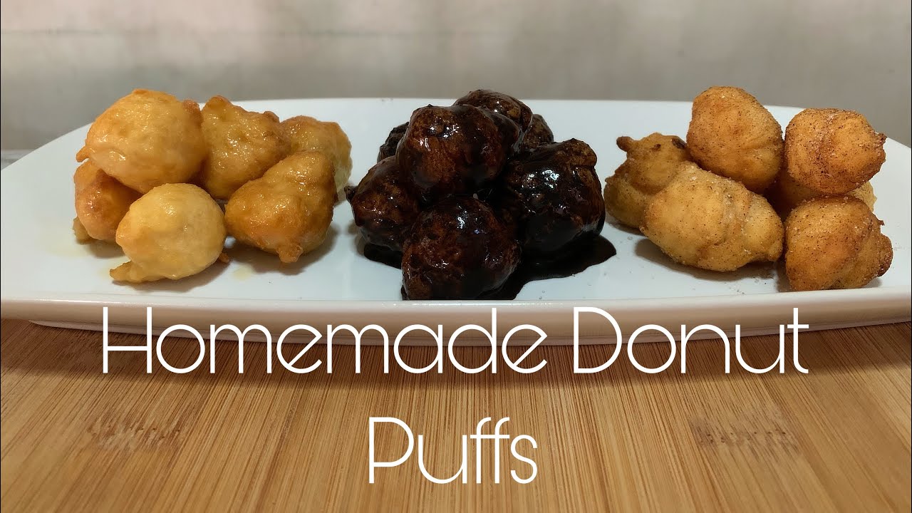 Donut Puffs | Easy Recipe | 3 Ingredients | Lockdown | Quarantine - YouTube