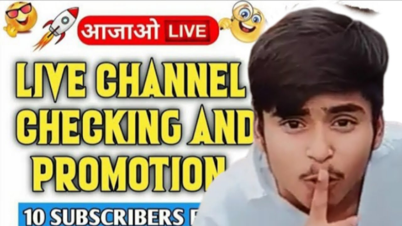 YouTube Channel Live Promotion |Live Subscribers Promotion - YouTube