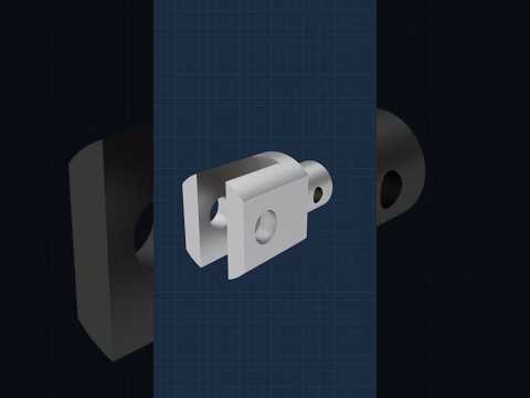 Clevis rod cbp–02042023–006.03👂Designing a part in Autodesk Inventor #3 #engineering #inventor #cad