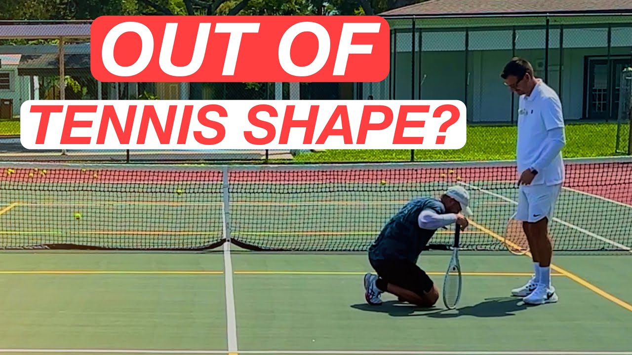 Elite Fitness Athlete Gets Exhausted Playing Tennis | Improve Tennis ...