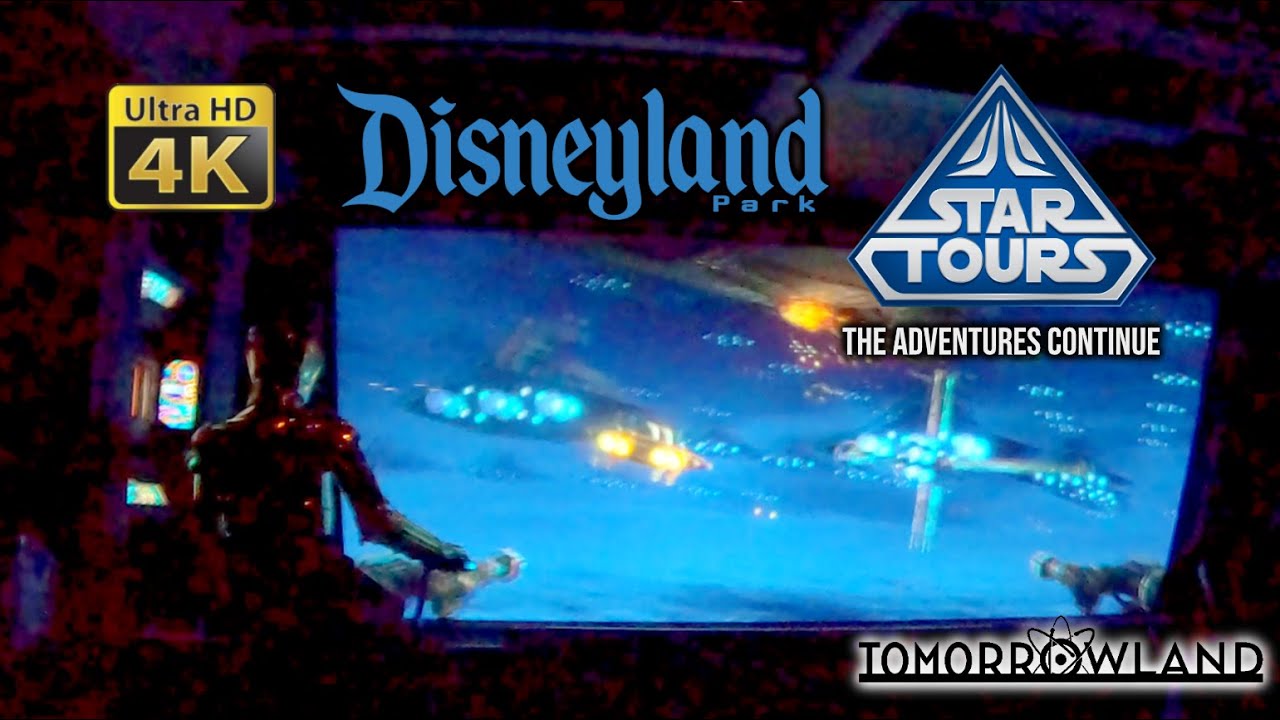 Star Tours The Adventure Continues On Ride Ultra HD 4K POV with Queue ...