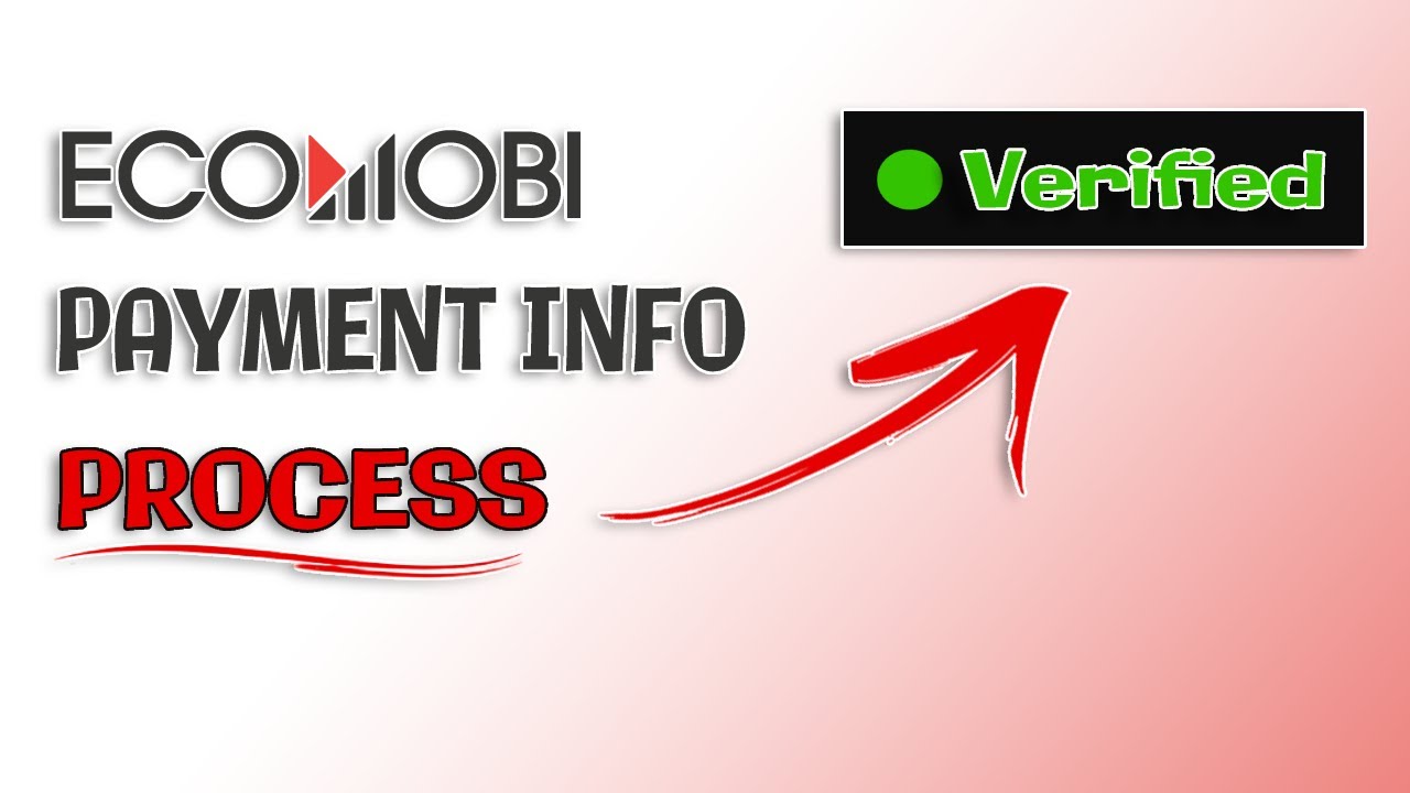Ecomobi Affiliate PAYMENT INFO: How To FILL-UP (Step By Step) - YouTube