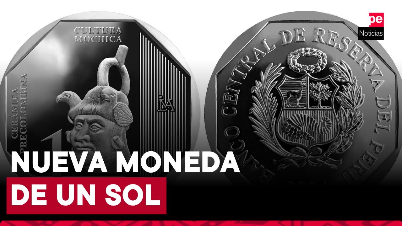 BCR emite nueva moneda de S/1 alusiva a la cultura Mochica - YouTube