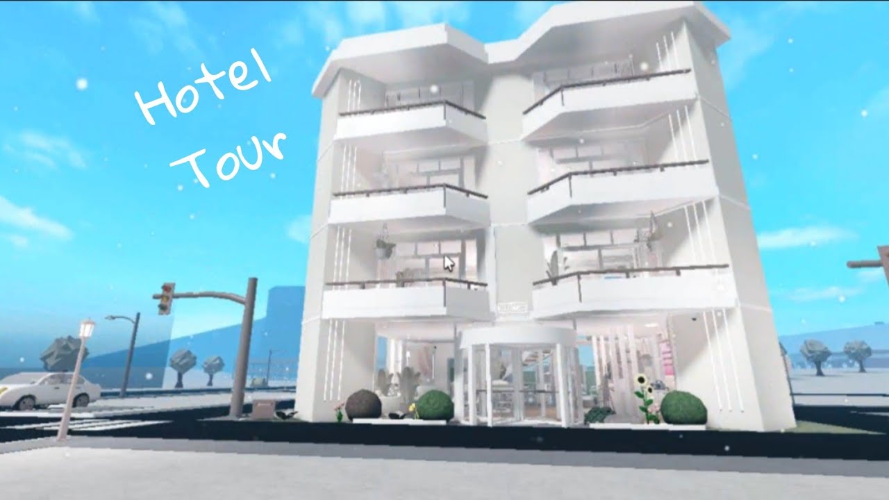 Hotel tour - Bloxburg - YouTube
