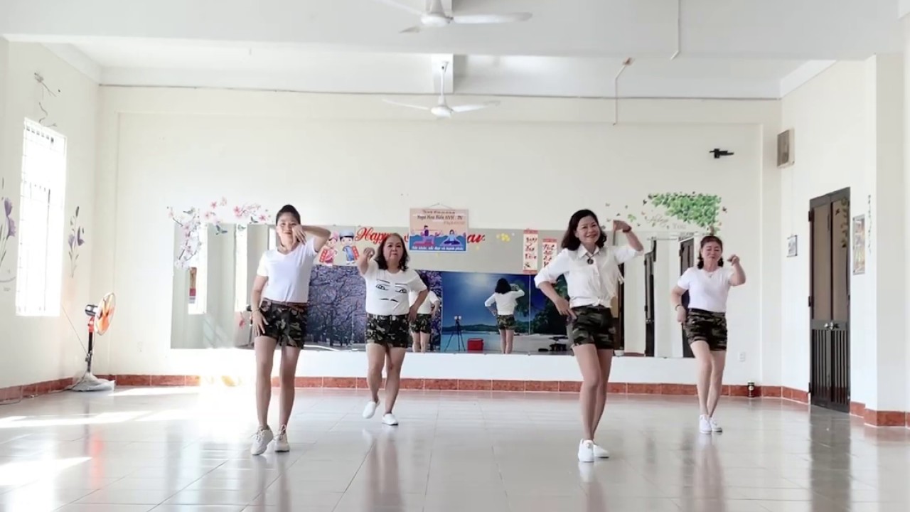 Hot stuff line dance - Vy's Linedance - YouTube