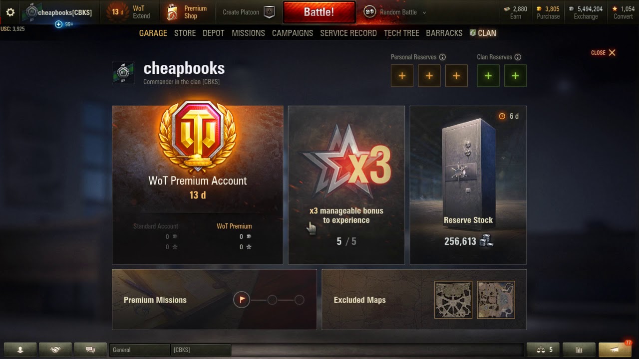 WOT - Clan Reserves and Personal Reserves - YouTube