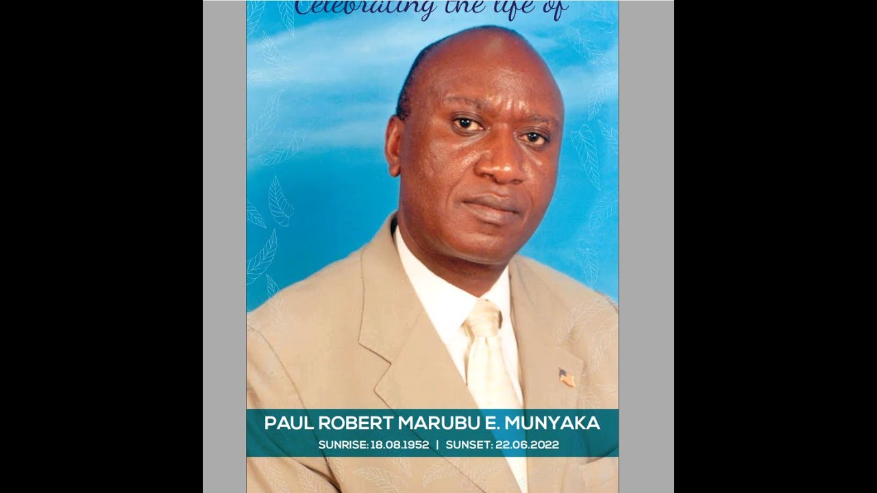 Paul Robert Marubu E.Munyaka Final sendoff - YouTube