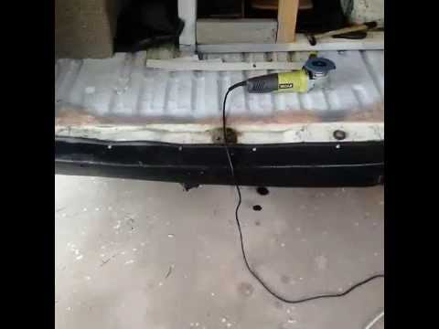 1994 toyota hiace rust work - YouTube
