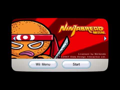 Ninjabread Man Wii Disc Channel Intro - YouTube