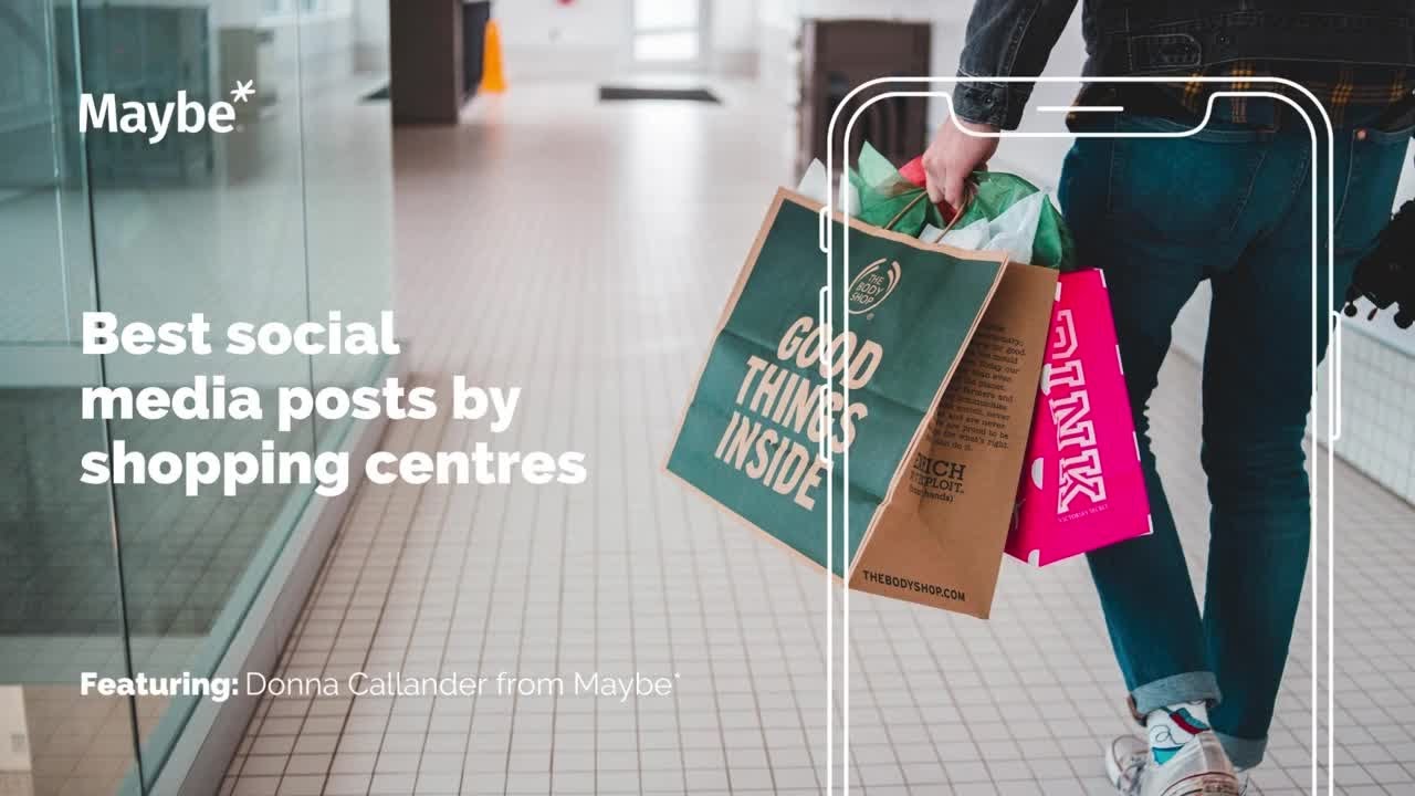 Best social media posts by shopping centres - YouTube