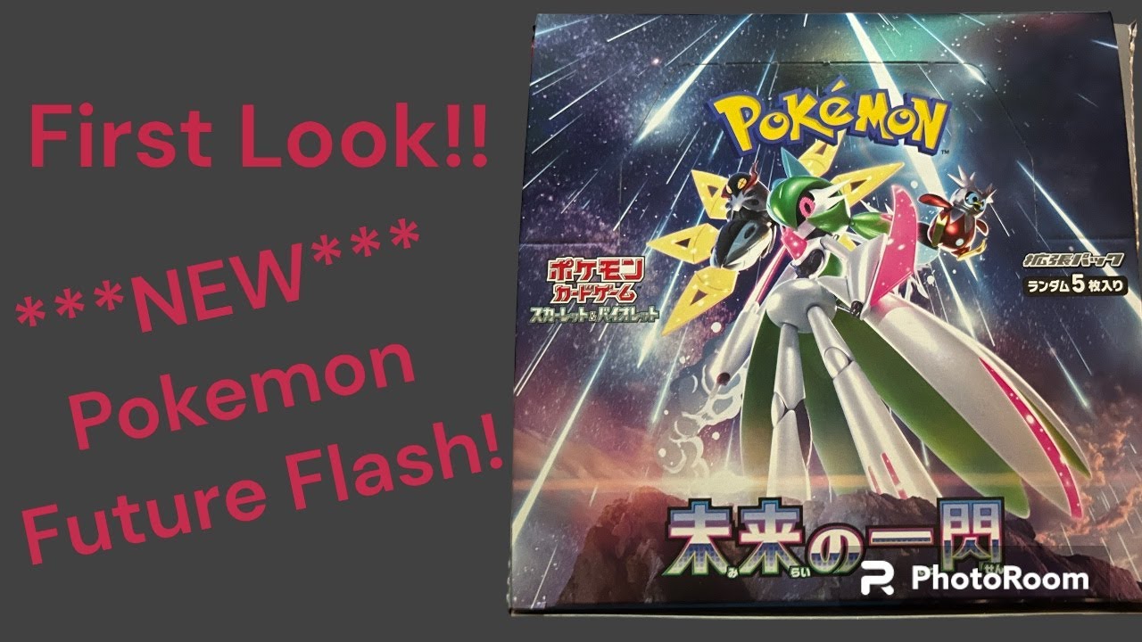 ***NEW*** Japanese Pokemon Future Flash Booster box opening!! - YouTube