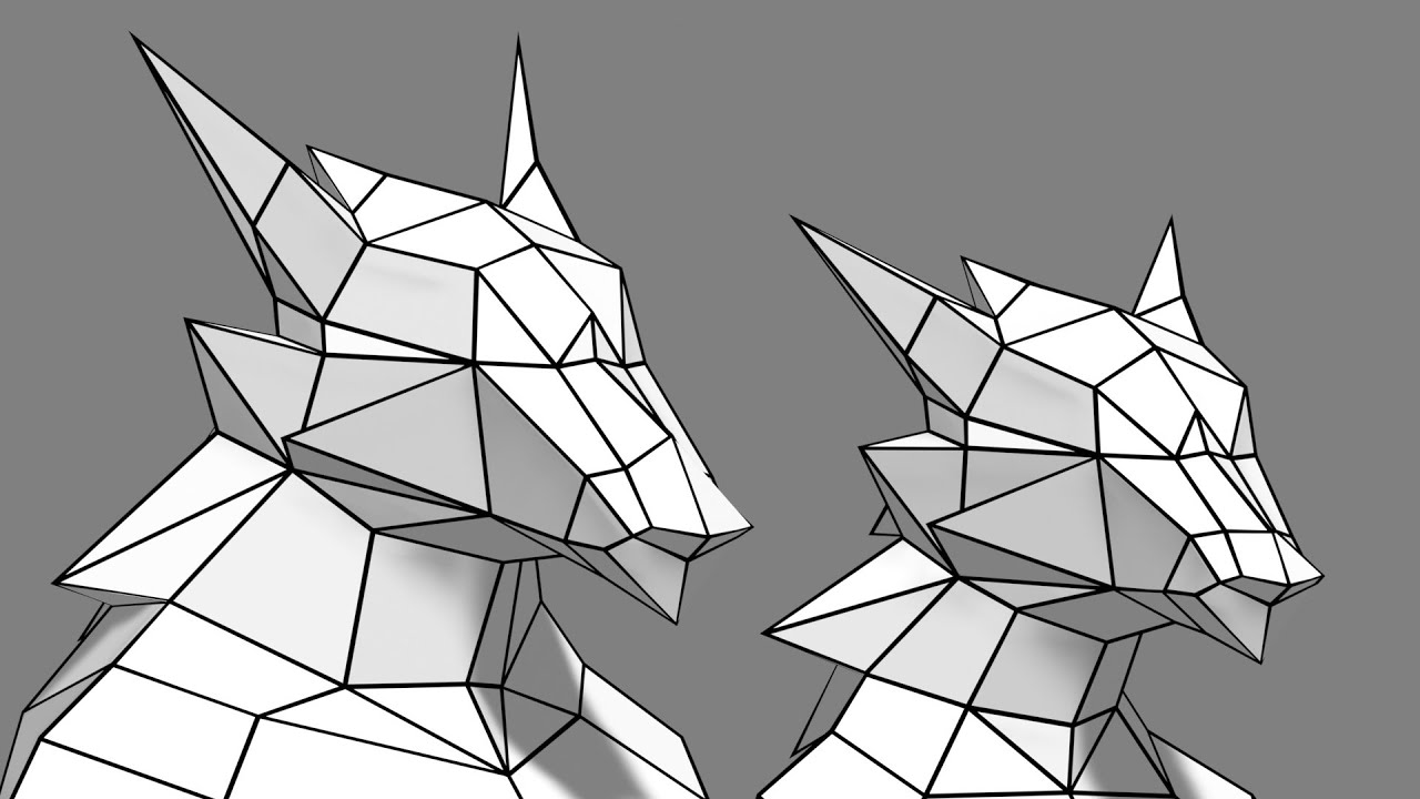 Low Poly Werewolf 3d Models - YouTube