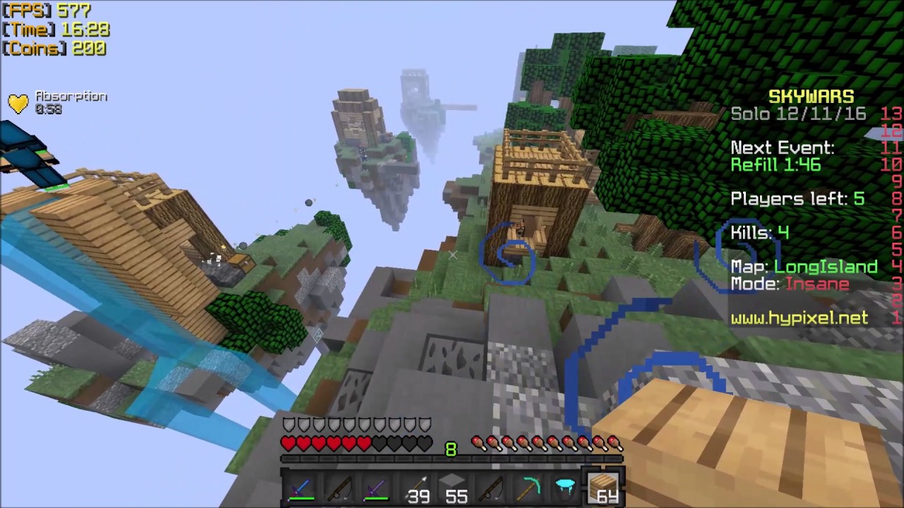 New PC Gameplay (Hypixel Skywars) - YouTube