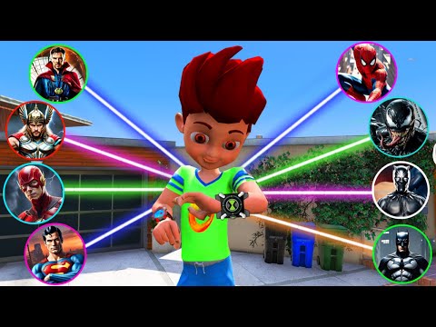 Kicko Saved All His Friends With The Power Of Superhero In Gta 5 😱