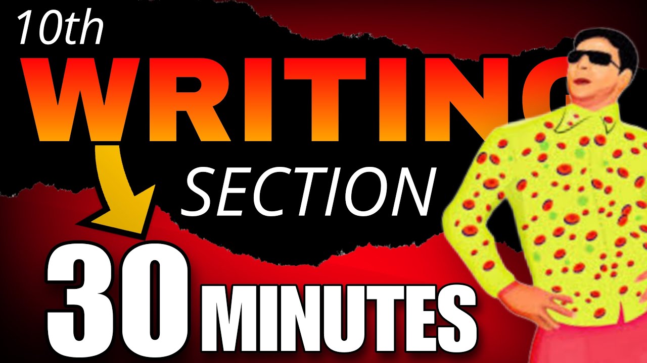 Class 10 ENGLISH WRITING section one shot🔥 Letter & Analytical ...