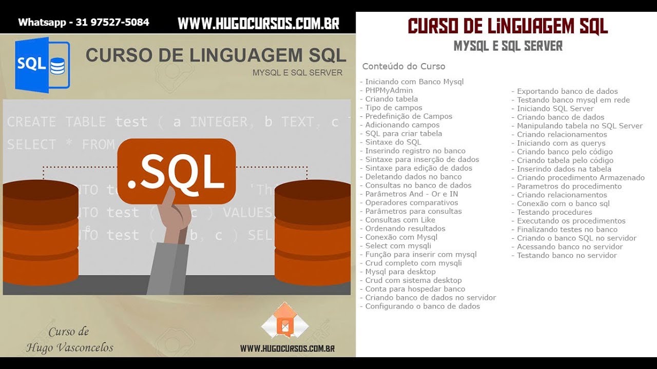 Curso De Linguagem Sql Aula 03 Phpmyadmin Youtube