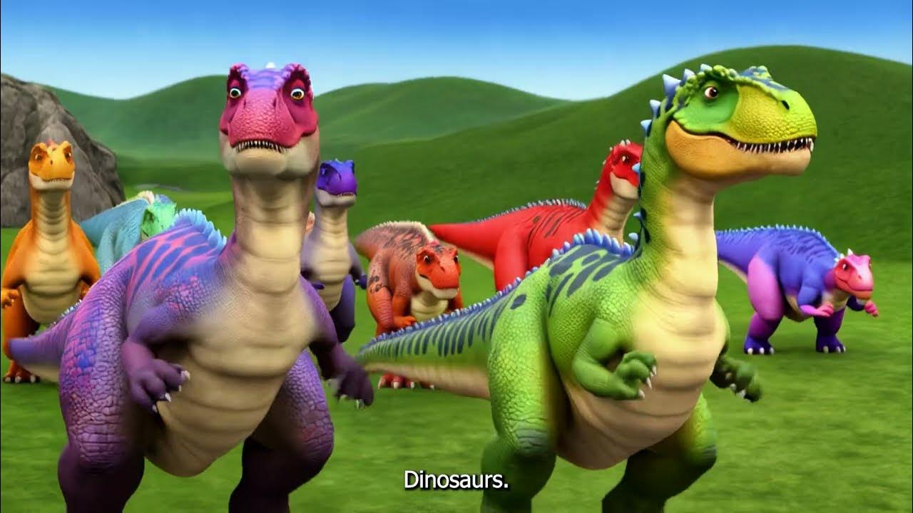 Dino Stomp! | Fun Dinosaur Song for Kids | Stomp, Roar & Dance Like a ...