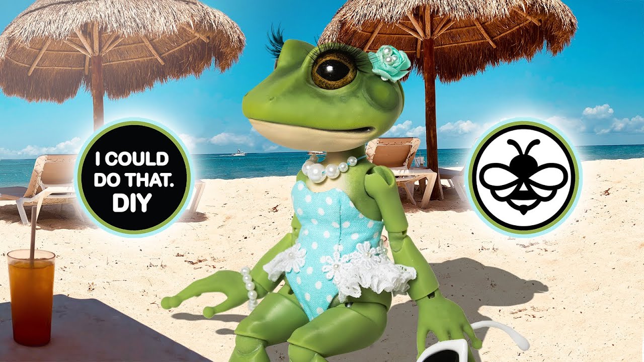 🌊 🐸 HONEY FROG 🐸 🌊 CUSTOM DOLL 🐸 - YouTube