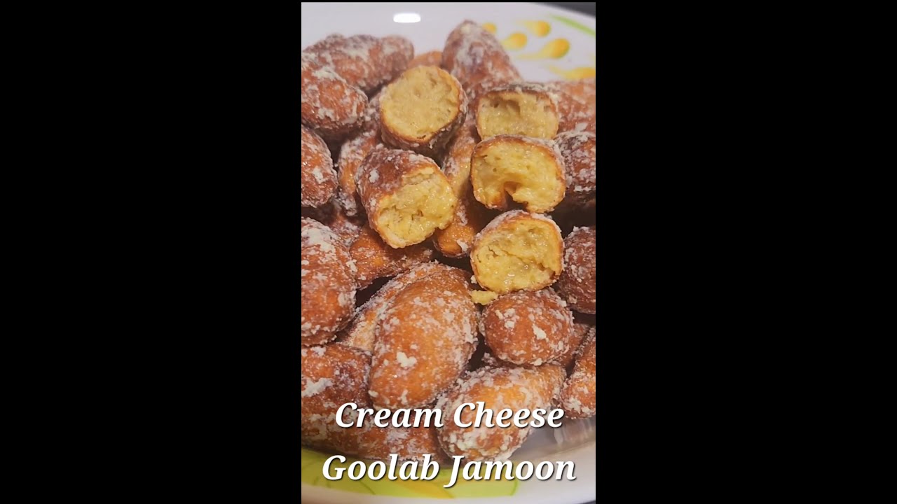 How to make Cream Cheese Goolab Jamoon - YouTube