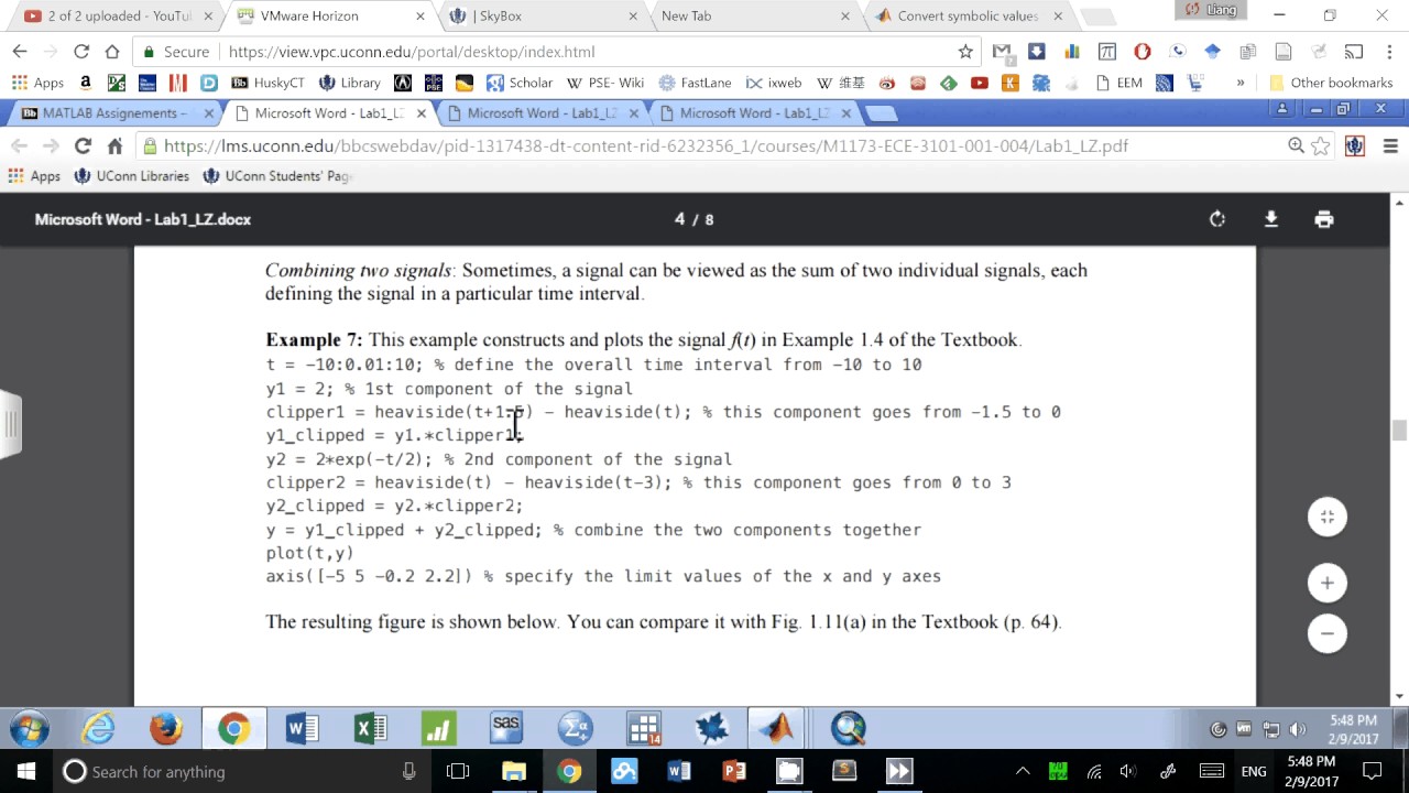 ECE 3101 - Spring 2017 - 2/9/2017 - Part 4 - YouTube