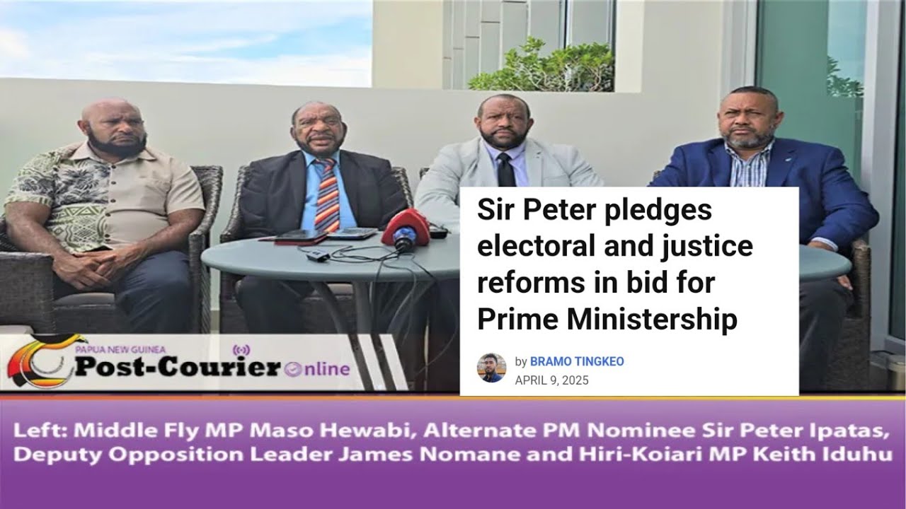 Ipatas revealed his plan to "Take Back PNG" - YouTube