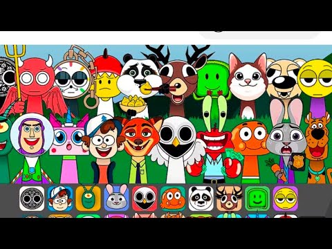 ALL NEW 20 BONUS OC's Characters TOGETHER! Incredibox Sprunki Retake ...