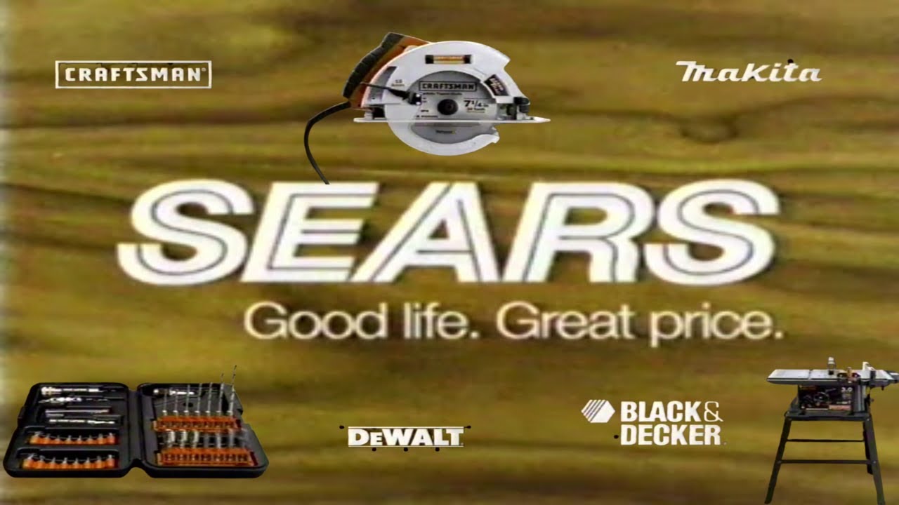 Retro Sears Department Store Commercial 2004 National Tool Sale ...