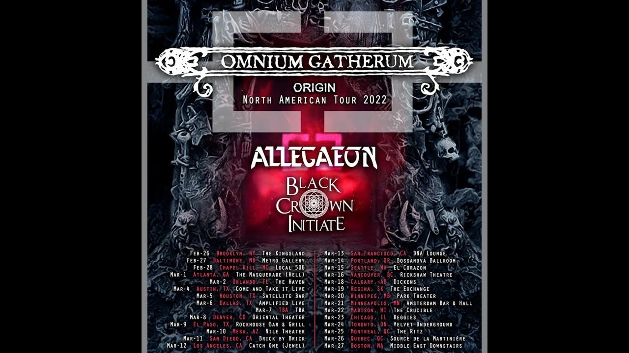 Allegaeon - Stellar Tidal Disruption (LIVE 2/27/2022 at Metro Gallery ...