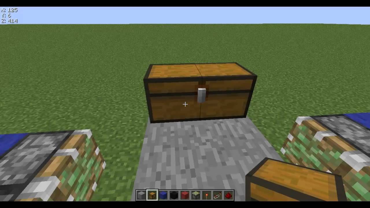 [TUTO] [HD] Comment créez un piège avec un coffre sur Minecraft 1.6.2 ...