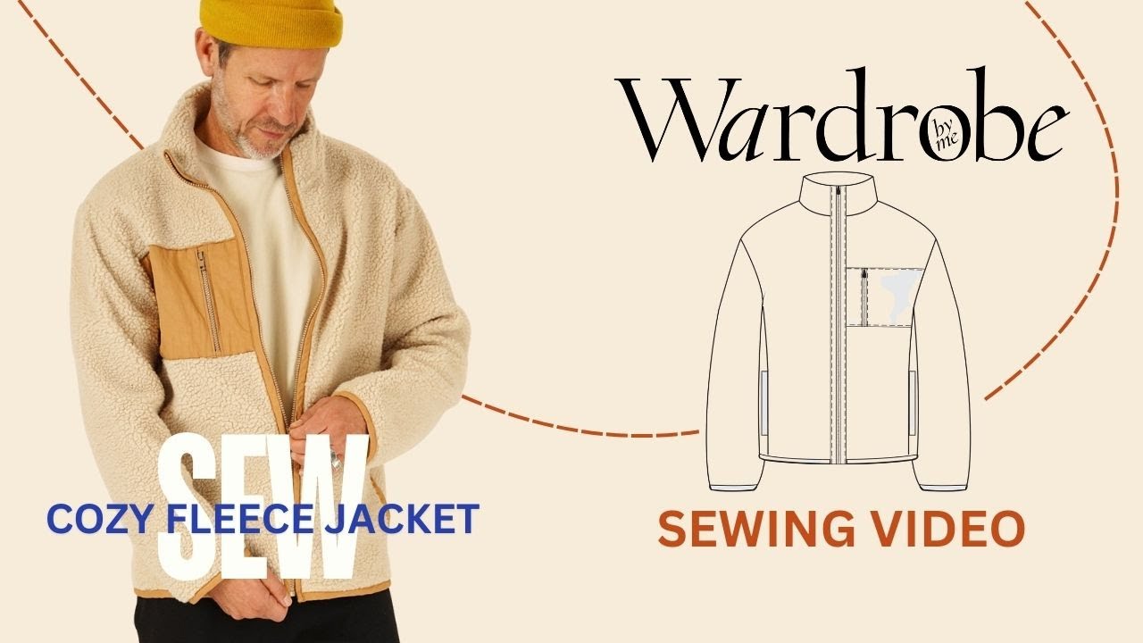 Sew the Cozy Fleece Jacket Sewing pattern with us | Sewing Tutorial ...