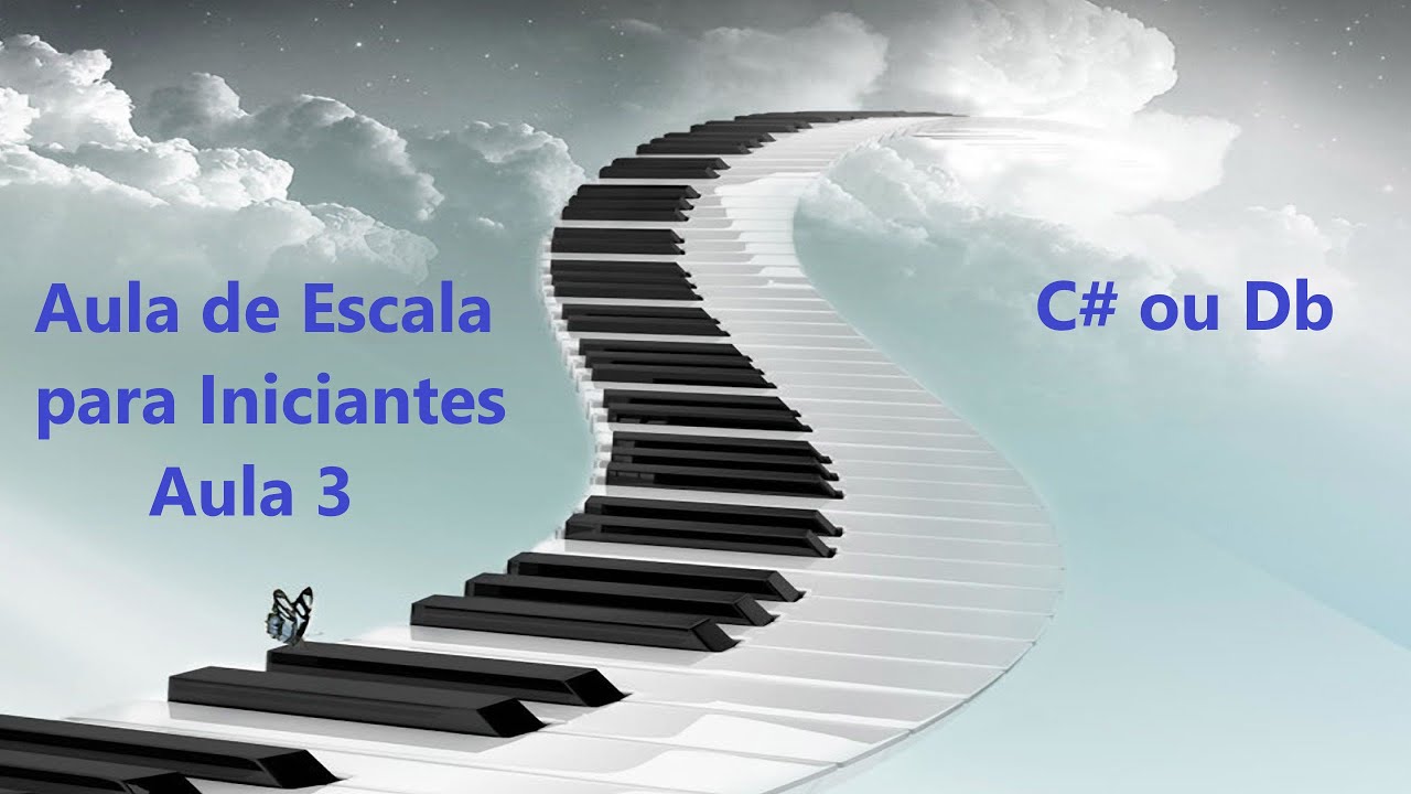 Escala de C# para iniciantes - Dó sustenido ou Ré bemol - YouTube