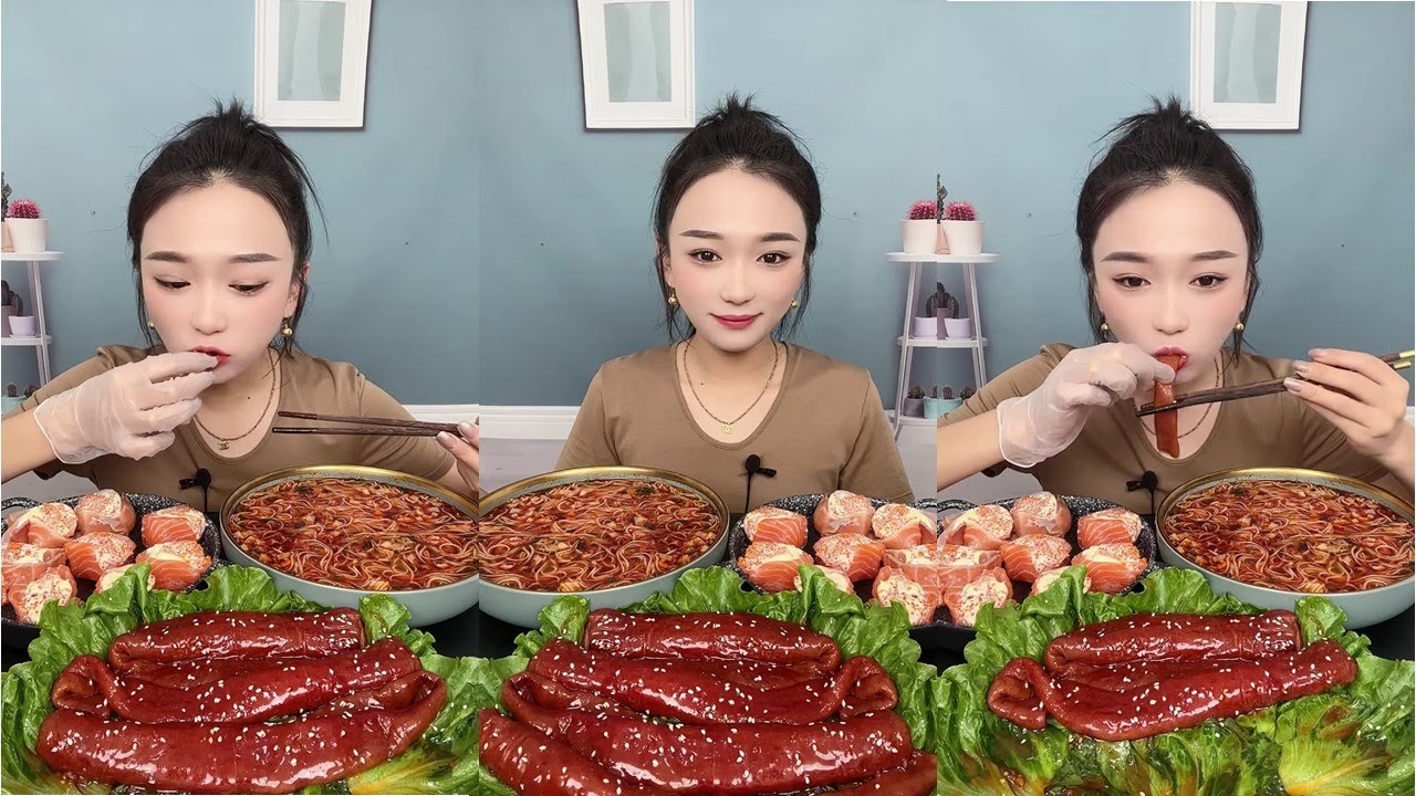 Epic Feast Challenge Insane Mukbang Eating Show 🍔🍣#Mukbang # ...