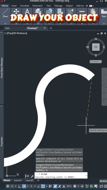 Autocad 3d Polyline Shorts Tutorial Autocadtips Autodesk Autocad2d Autocadtips