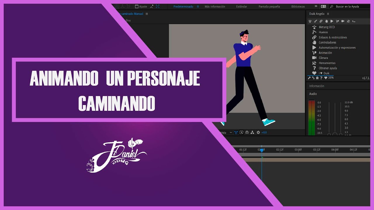 ANIMANDO PERSONAJE CAMINANDO EN AFTER EFFECTS - YouTube