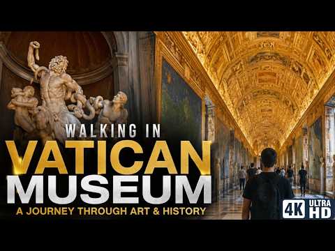 Vatican Museums Walking Tour 2026 |  The Most Beautiful Museum in the World | 4K Walking Tour