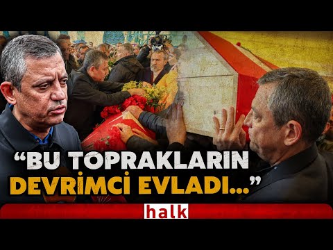 Volkan Konak'ın cenazesine katılan Özel'den duygu dolu sözler: \