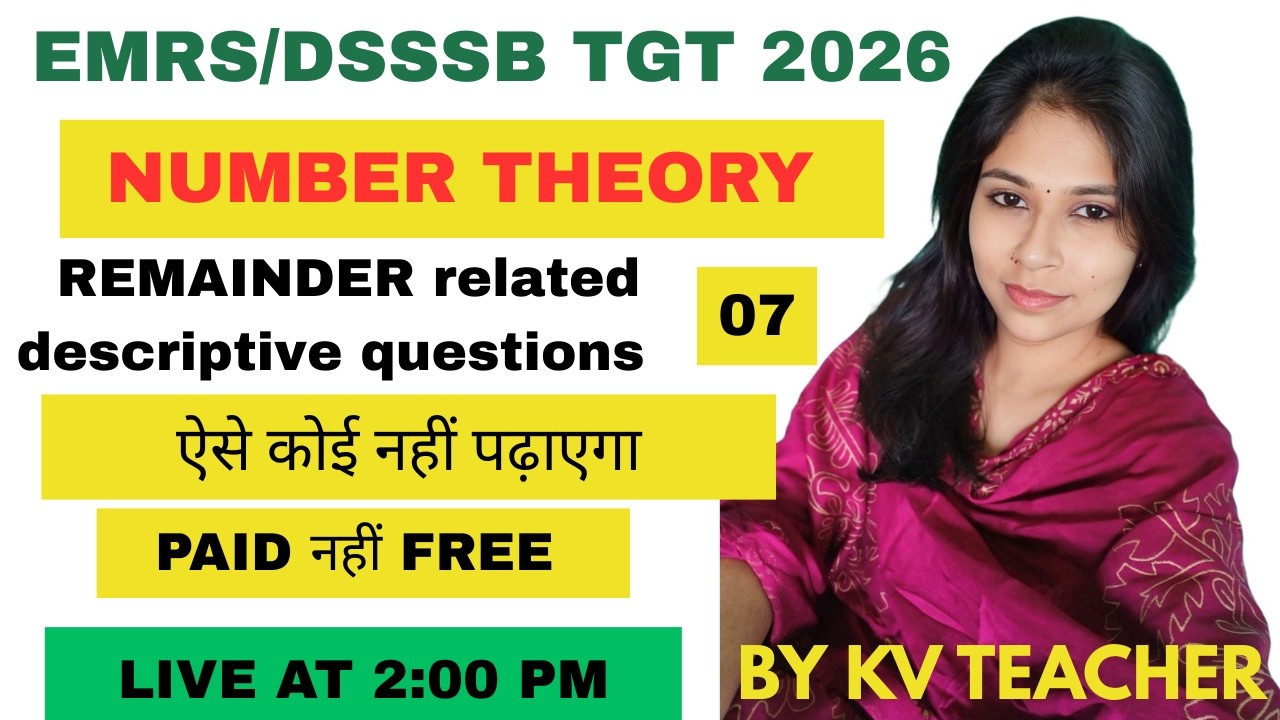 Number Theory | Remainder & Congruence Modulo n — Definition and ...