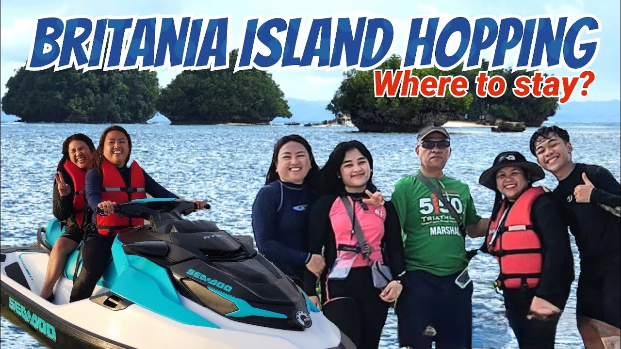 Surigao Roadtrip 2023: Britania Island Hopping with Family | Jet Ski ...
