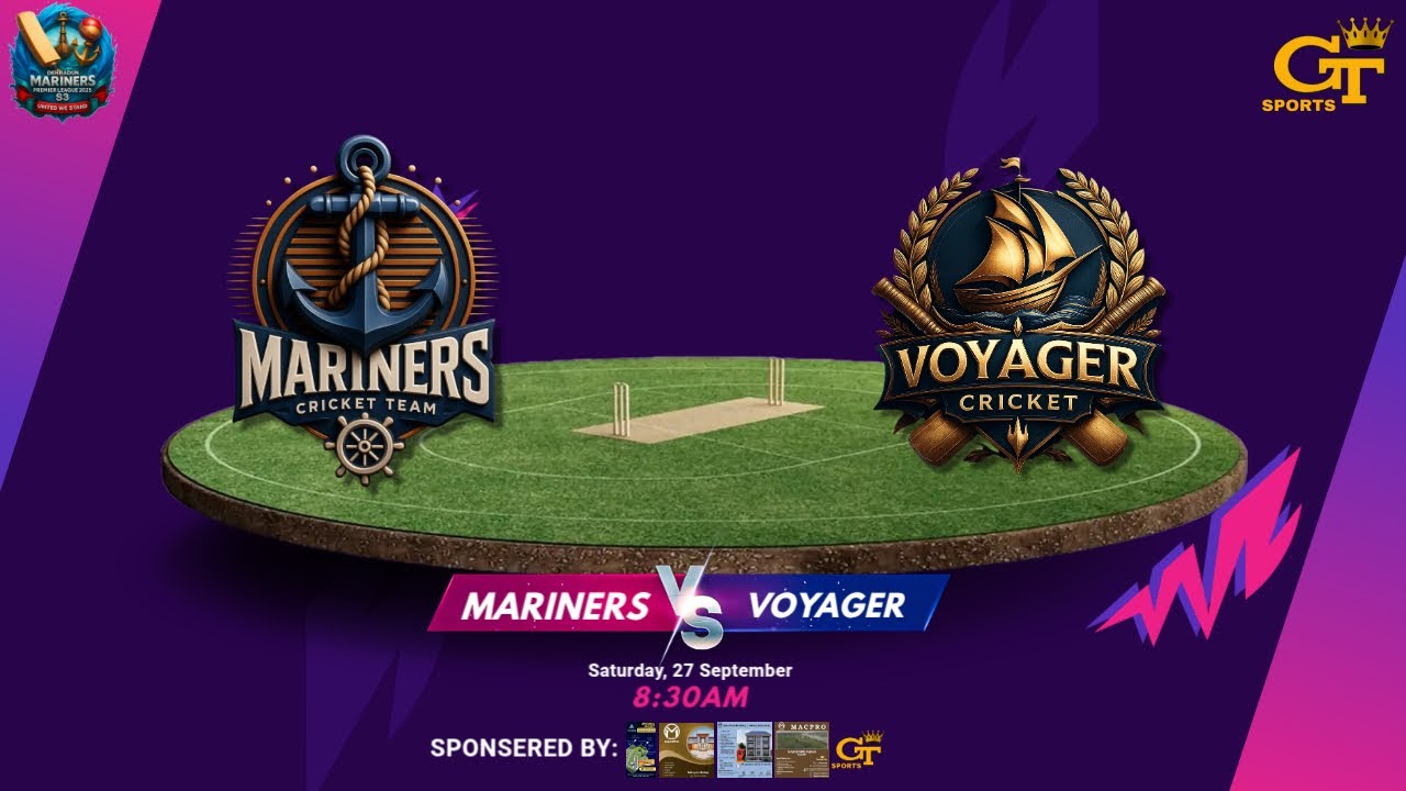 Mariners Vs Voyager :- Dehradun Mariners Premier League Season 3 | Live ...