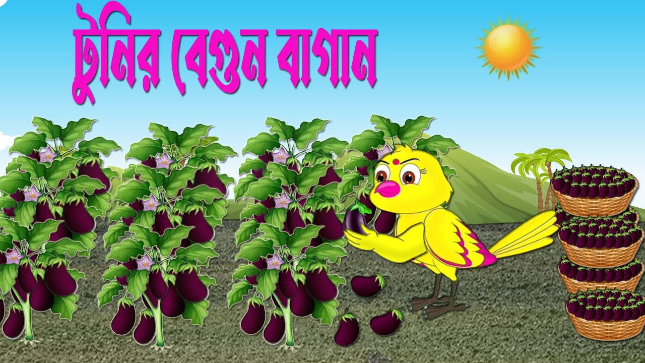 টুনির বেগুন বাগান/Tunir Begun Bagan/Bangla Cartoon /Thakurmar Jhuli ...