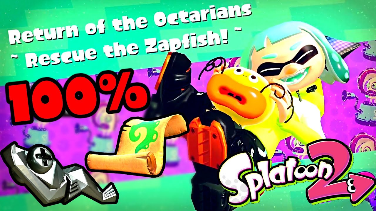Splatoon 2 Full Walkthrough 🎨 Stage 1 - Return of the Octarians 🎨 All ...