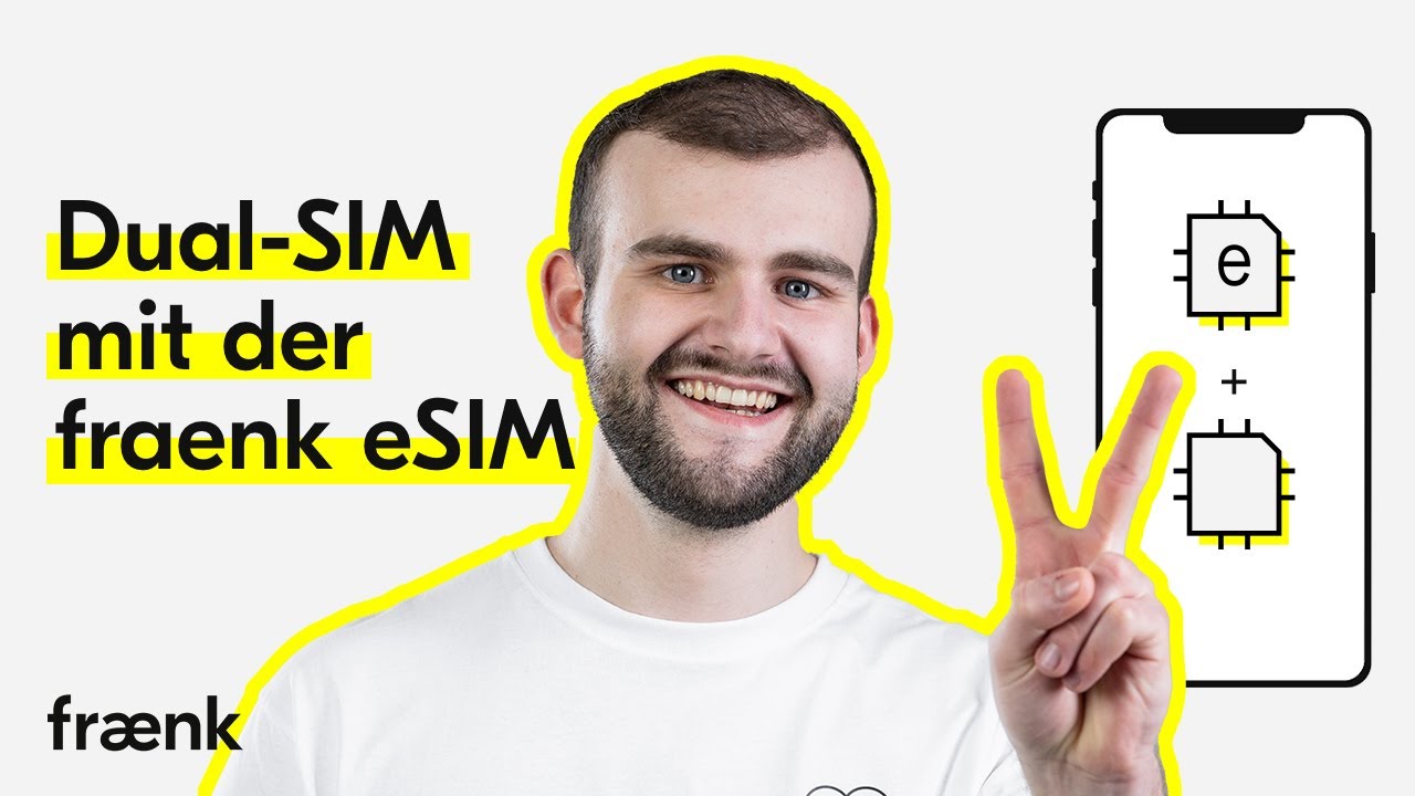Dual Sim mit der fraenk eSIM auf Android und iPhone - YouTube