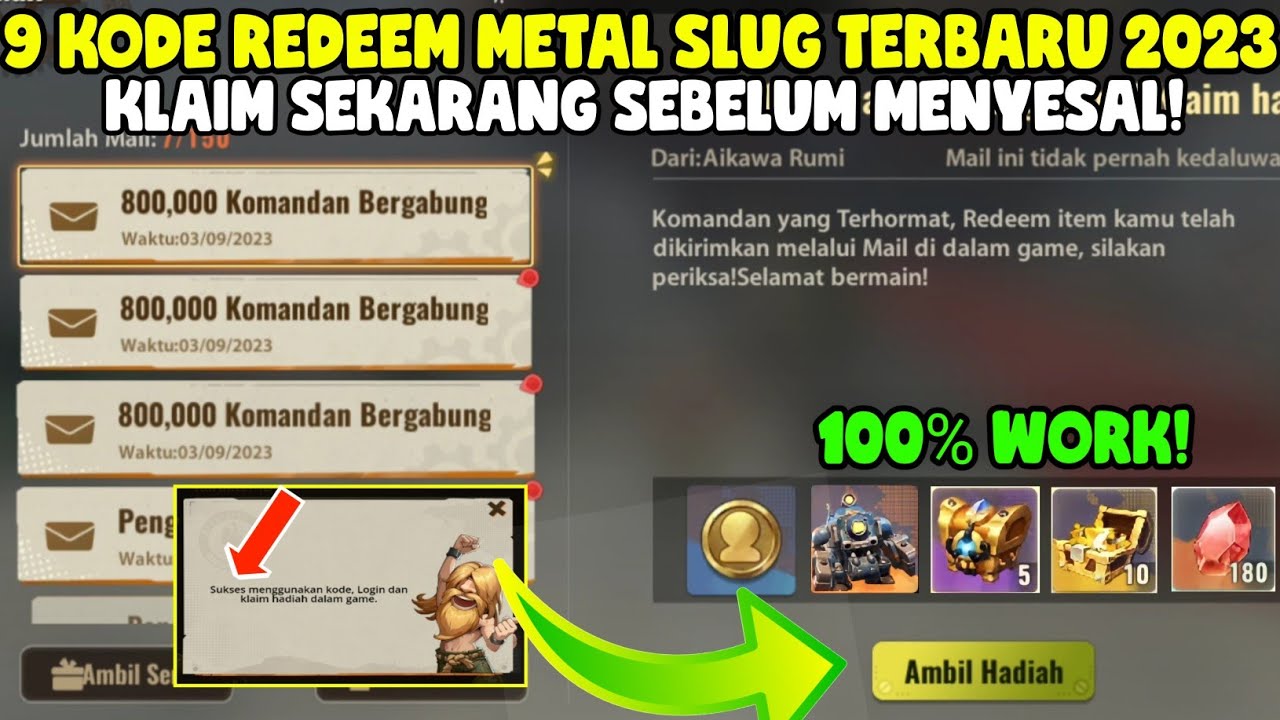 UPDATE 9 KODE REDEEM METAL SLUG: AWAKENING TERBARU HARI INI SEPTEMBER ...