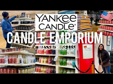LARGEST CANDLE STORE in the world🌎Yankee Candle Village| Candle ...