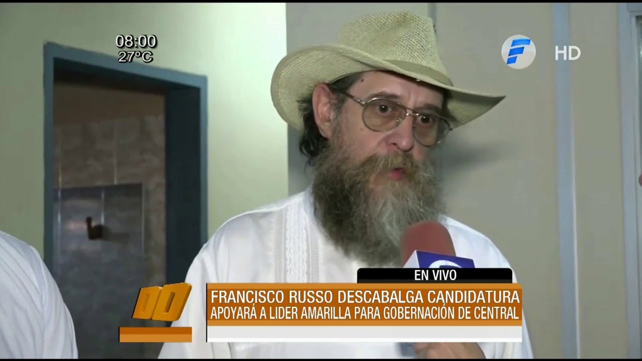 Francisco Russo declina por Lider Amarilla - YouTube