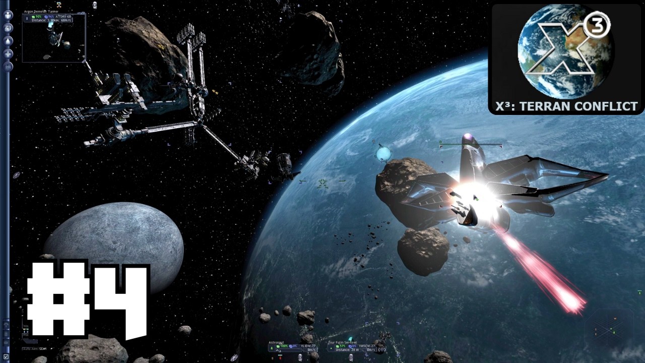Let's Play X3 Terran Conflict #4 More Gun, More Fun & Never Alone Again ...