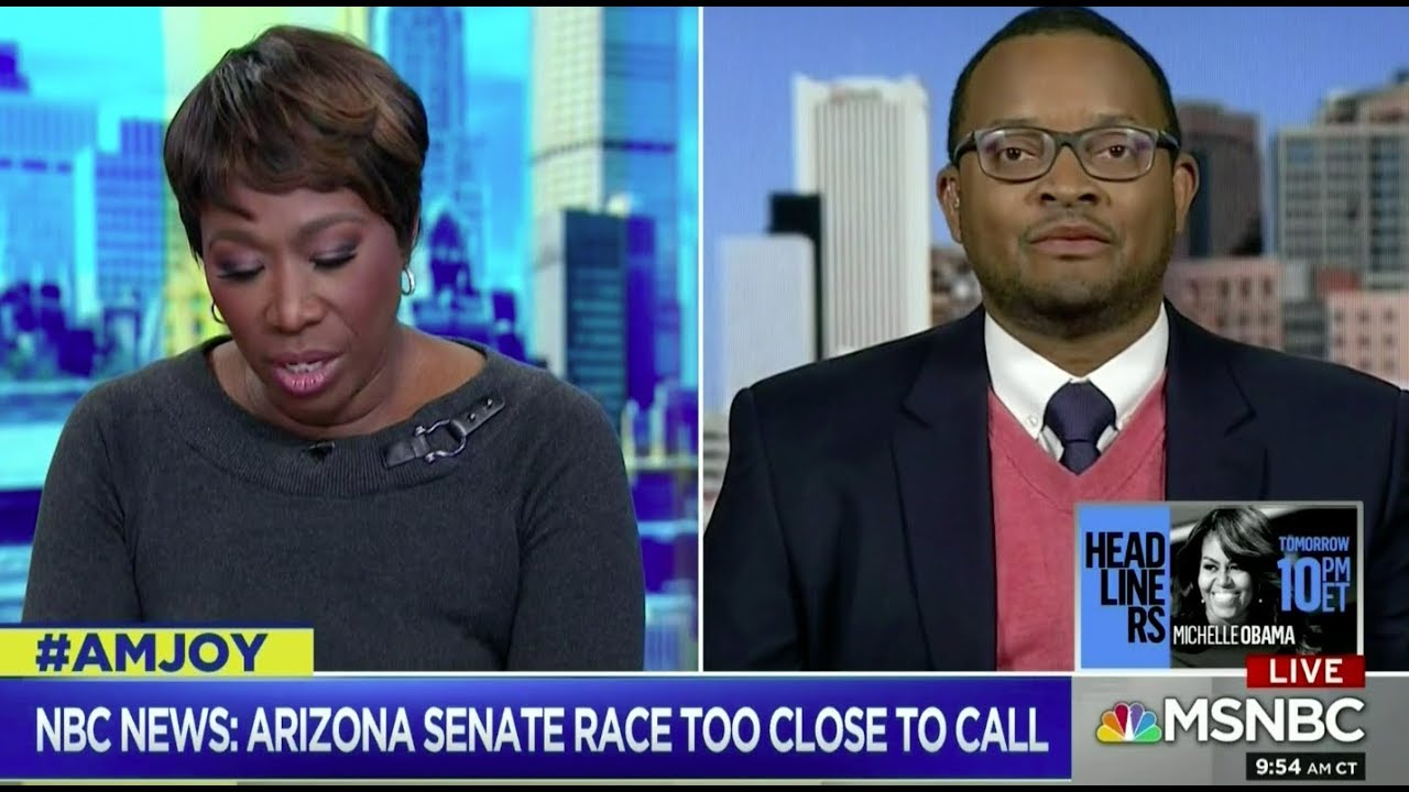 Marcus Ferrell Discusses Arizona's Tight Midterm Election Prior to Final Count #AMJoy - YouTube